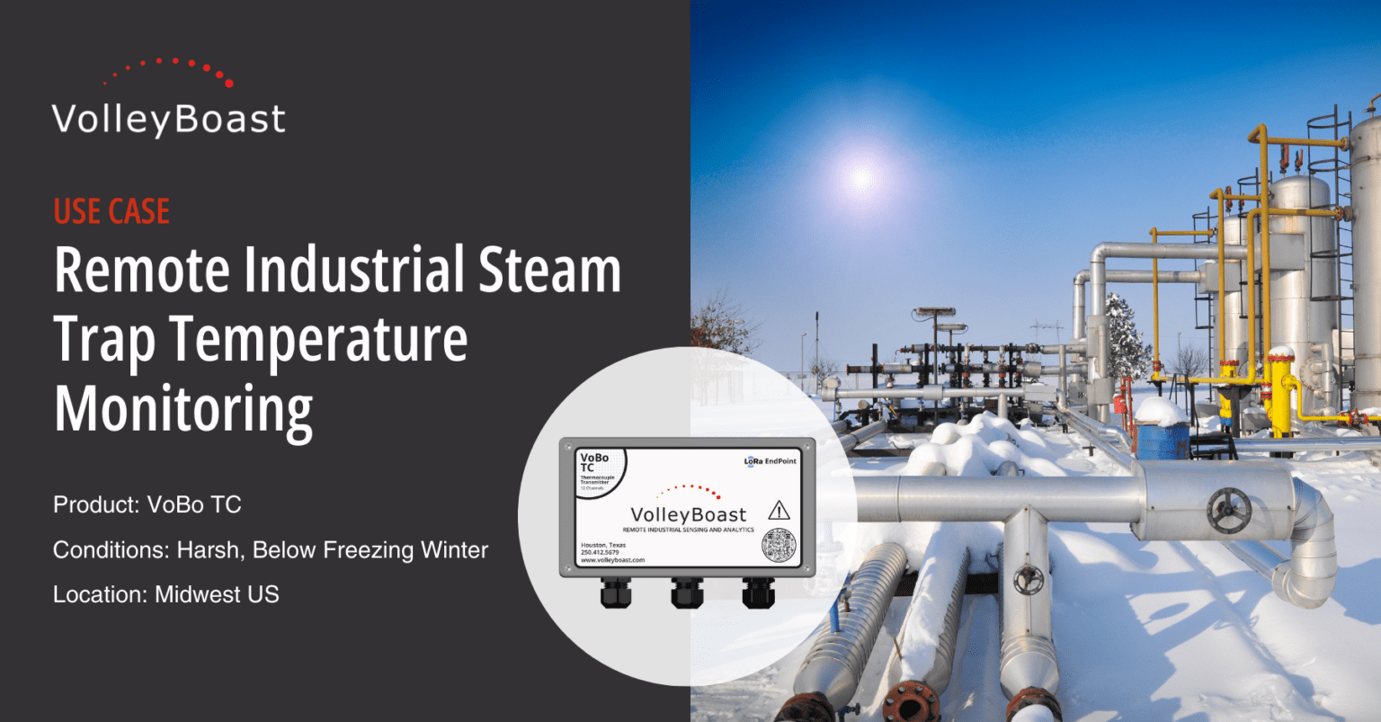 Steam Trap Monitoring: Measuring Temperature in Harsh Weather | VolleyBoast LLC