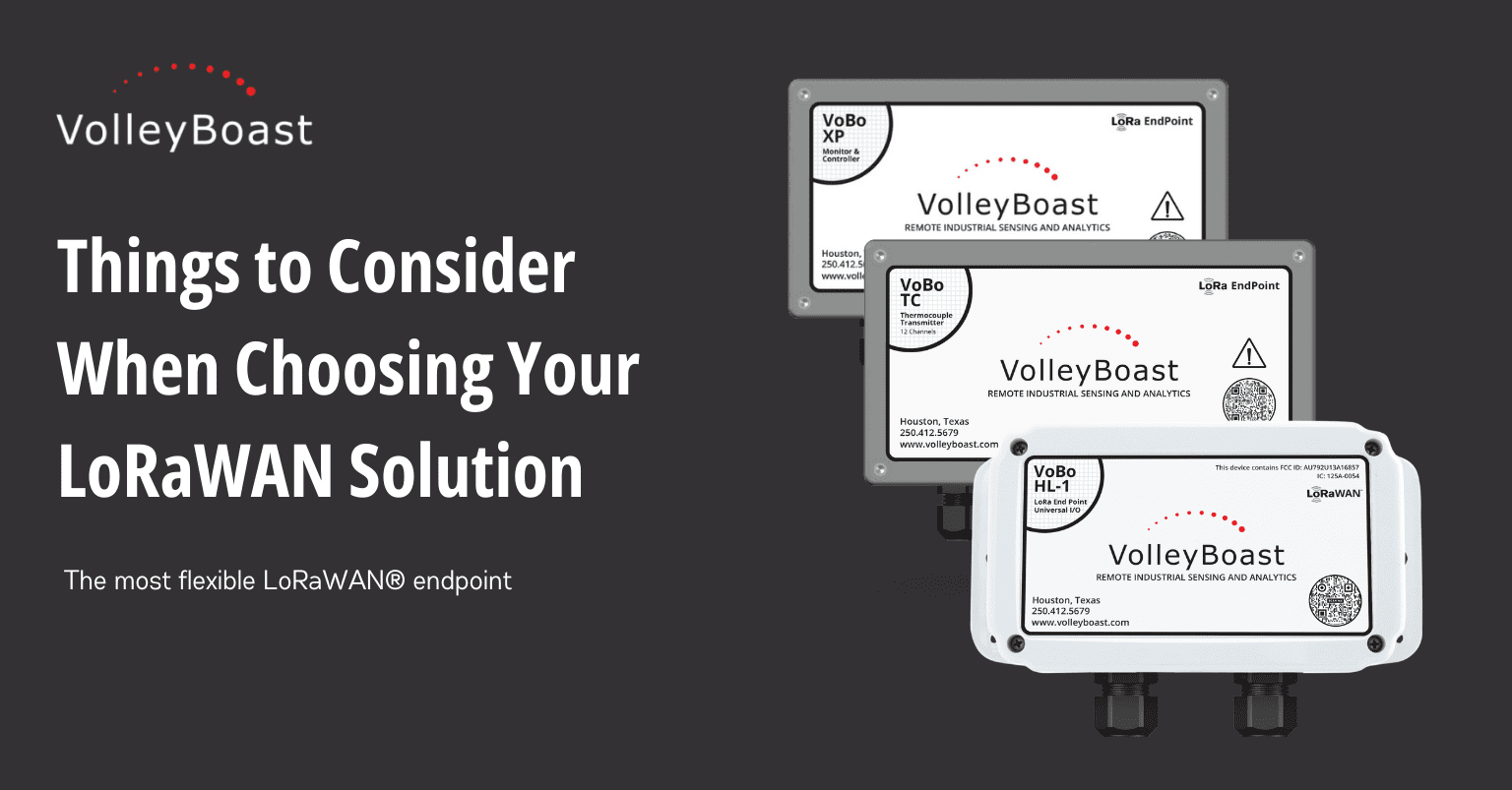 Things to Consider When Choosing Your LoRaWAN® Solution | VolleyBoast LLC